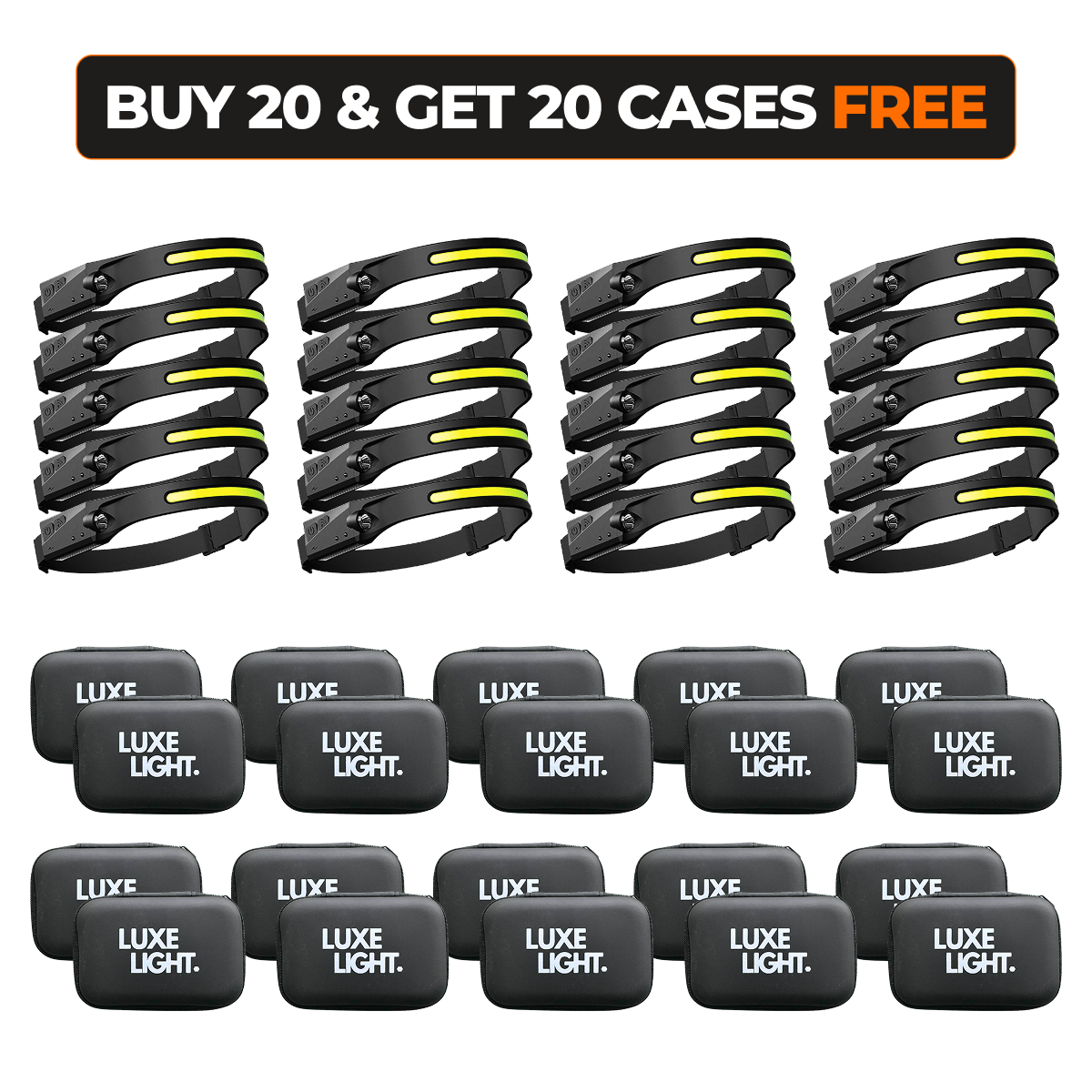 Buy 20 Get 20 Cases Deal – LuxeLight